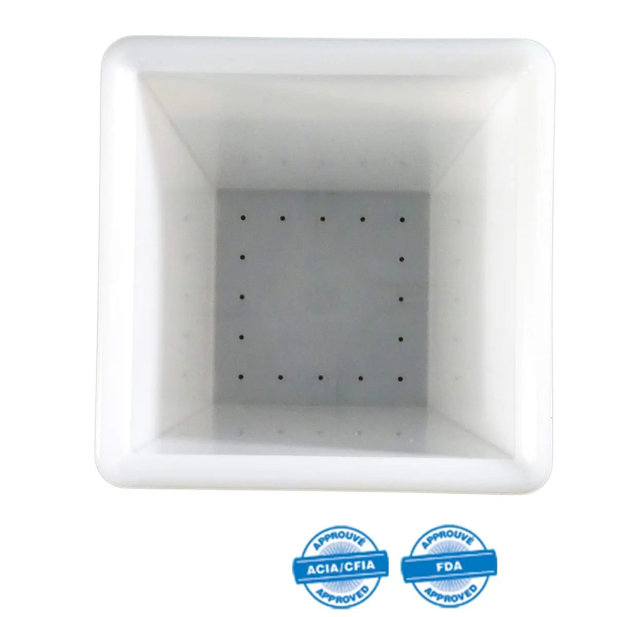 Fromagex Inc. | Moule Rectangulaire À Fromage 2000G 95 X 95Mm H230Mm